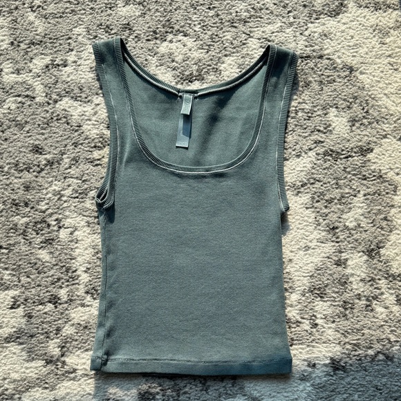 SKIMS | Tops | Skims Cotton Ribbed Tank | Poshmark